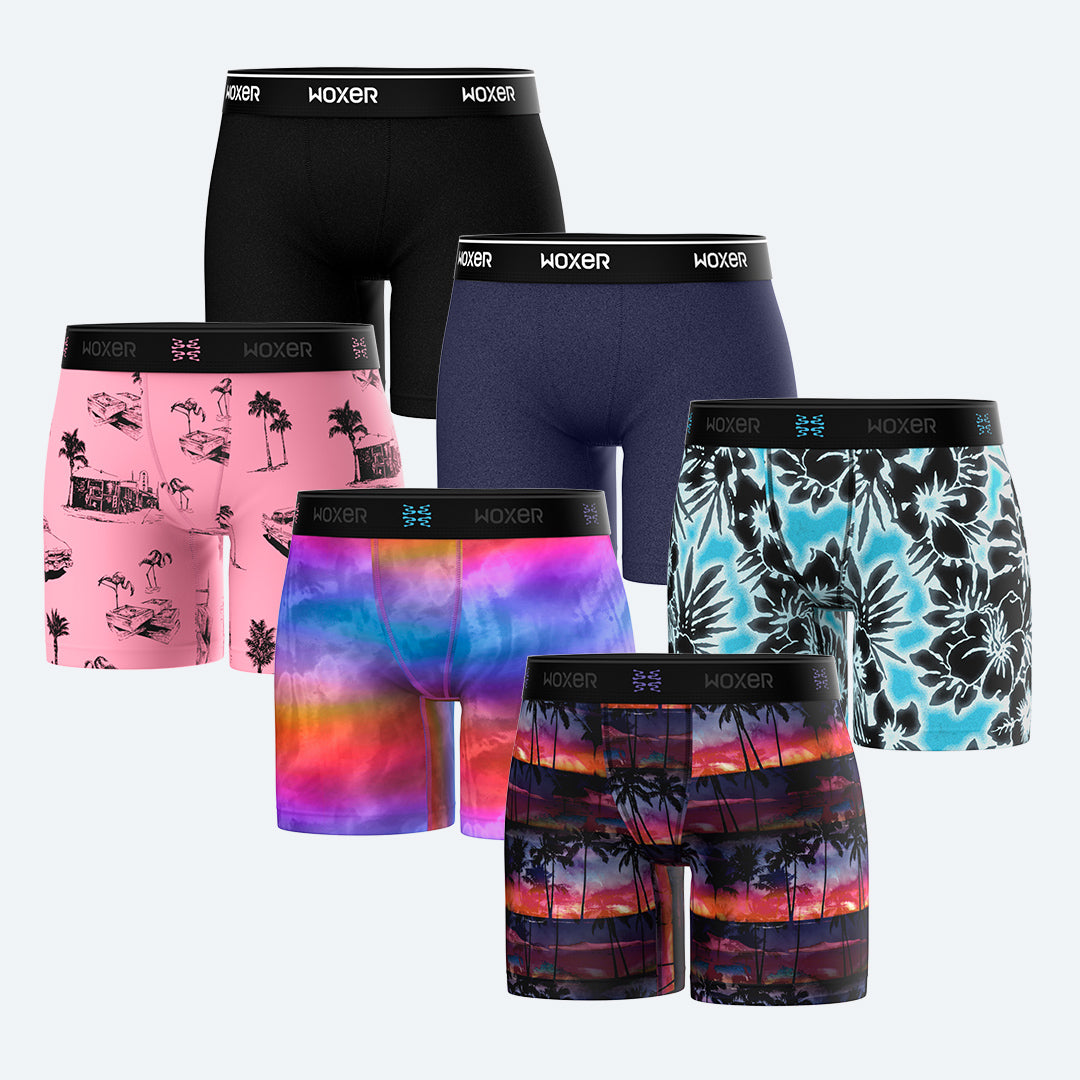 Baller Heat Index 6-Pack | Women's Boxer's & Boy Shorts | Woxer