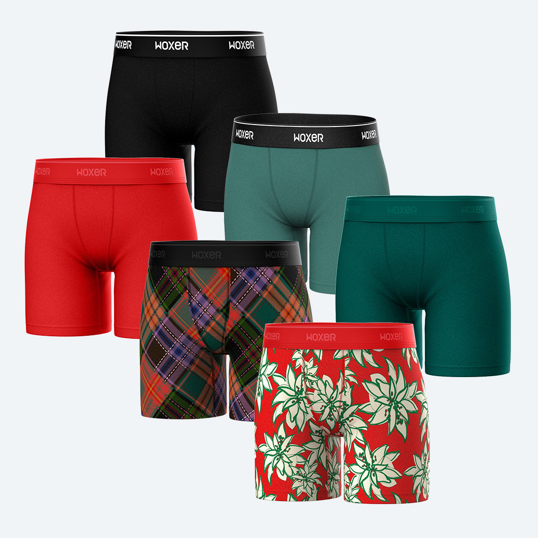 Baller High Waisted Fairy Lights 6-Pack | Women's Boxer's & Boy Shorts ...