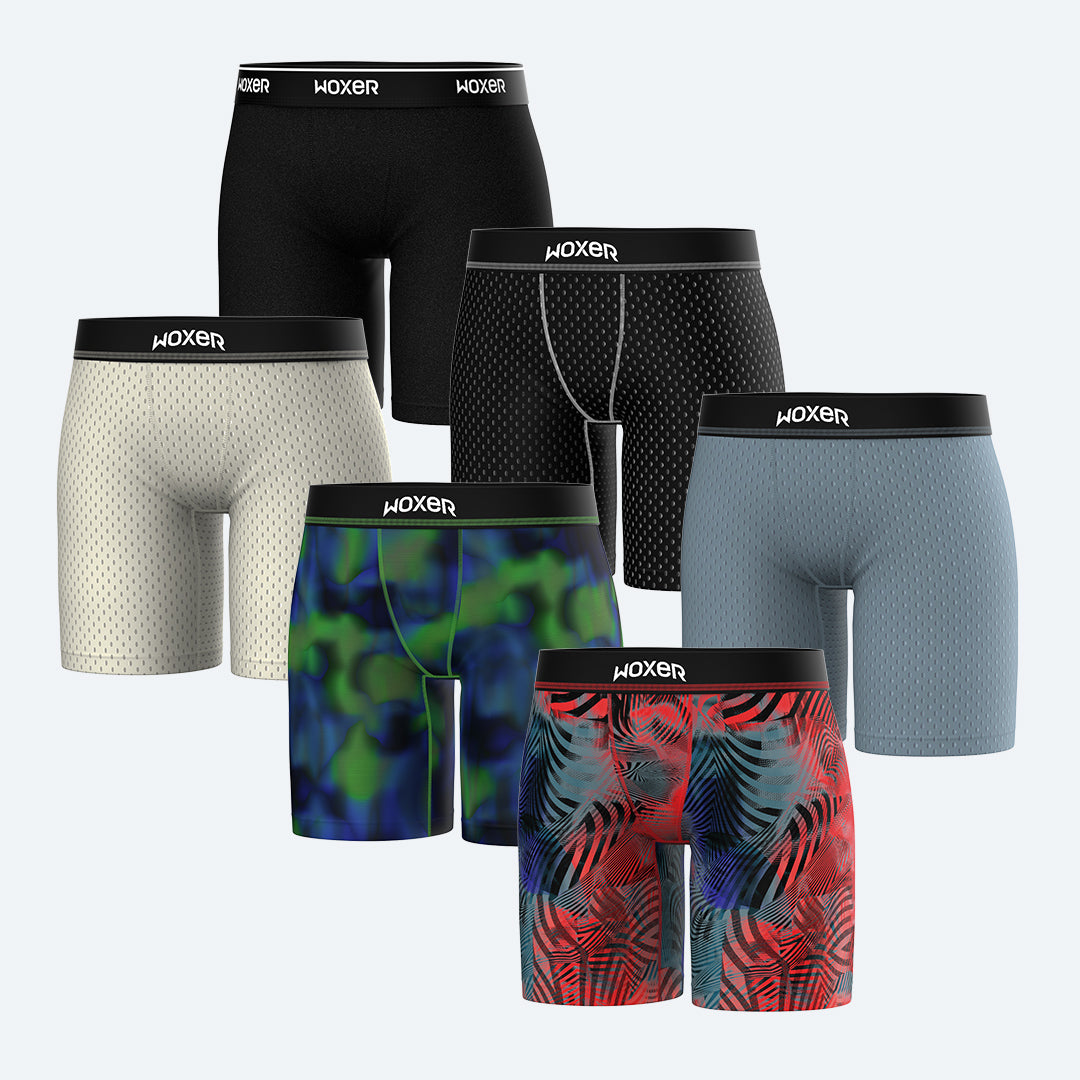Biker All Star 6-Pack | Women's Boxer's & Boy Shorts | Woxer