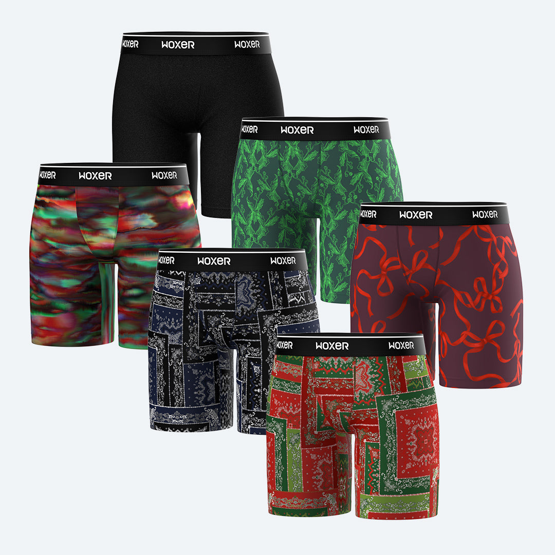 Biker Bandana 6-Pack | Women's Boxer's & Boy Shorts | Woxer