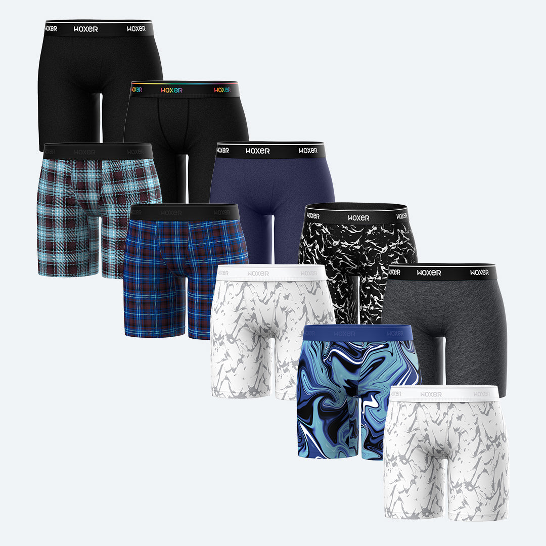 Biker Chalet 10-Pack | Women's Boxer's & Boy Shorts | Woxer