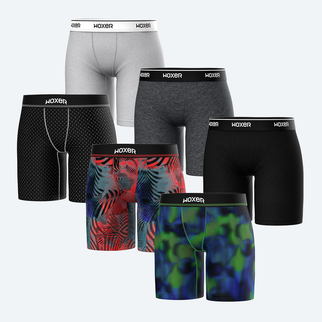 Biker Champion 6-Pack | Women's Boxer's & Boy Shorts | Woxer