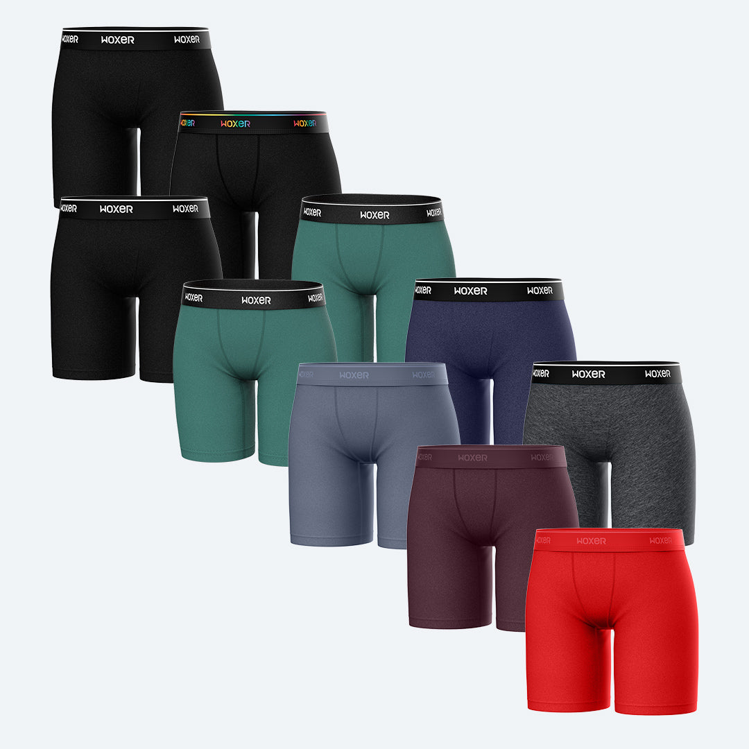 Biker Cheer 10-Pack | Women's Boxer's & Boy Shorts | Woxer