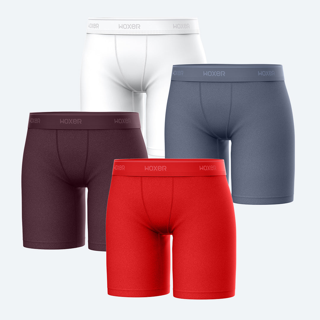 Biker Cheer 4-Pack | Women's Boxer's & Boy Shorts | Woxer