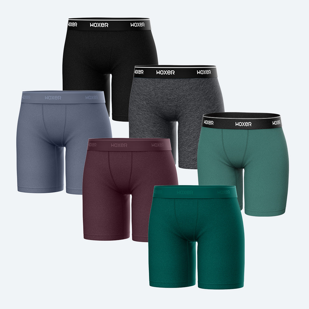 Biker Cheer 6-Pack | Women's Boxer's & Boy Shorts | Woxer