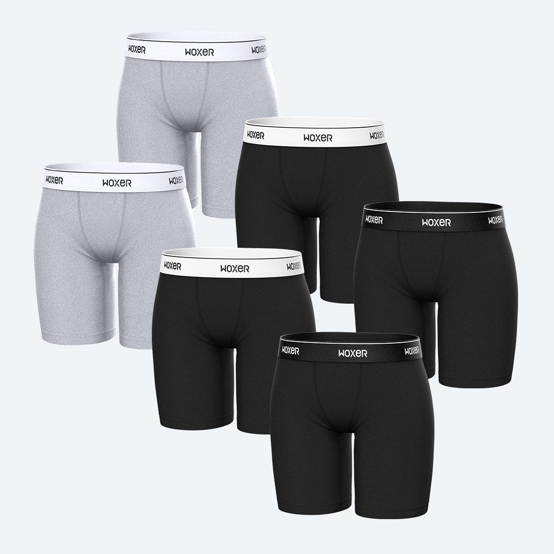 Biker Elite Edge 6-Pack | Women's Boxer's & Boy Shorts | Woxer