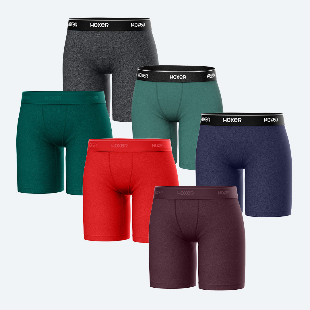 Biker Hearth 6-Pack | Women's Boxer's & Boy Shorts | Woxer