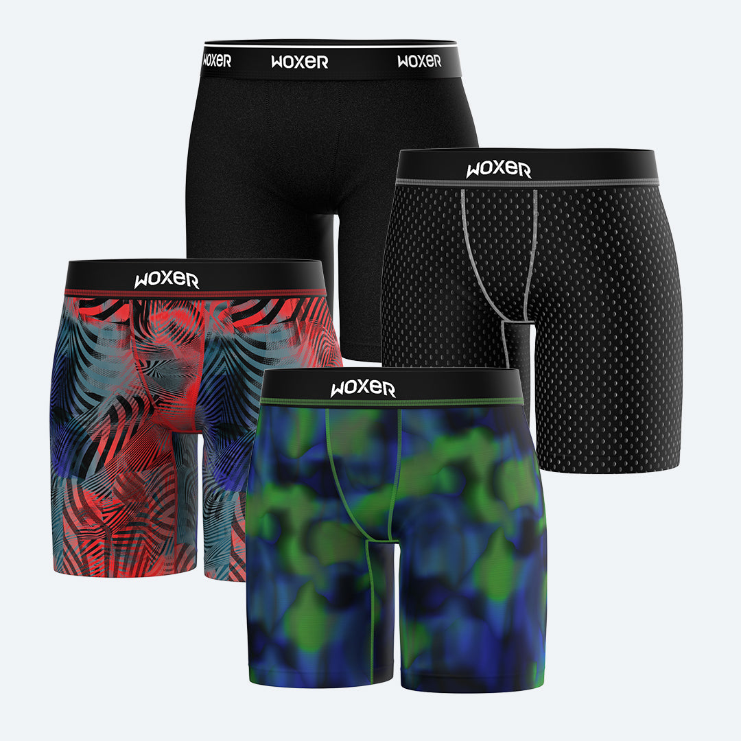 Biker Hustle 4-Pack | Women's Boxer's & Boy Shorts | Woxer