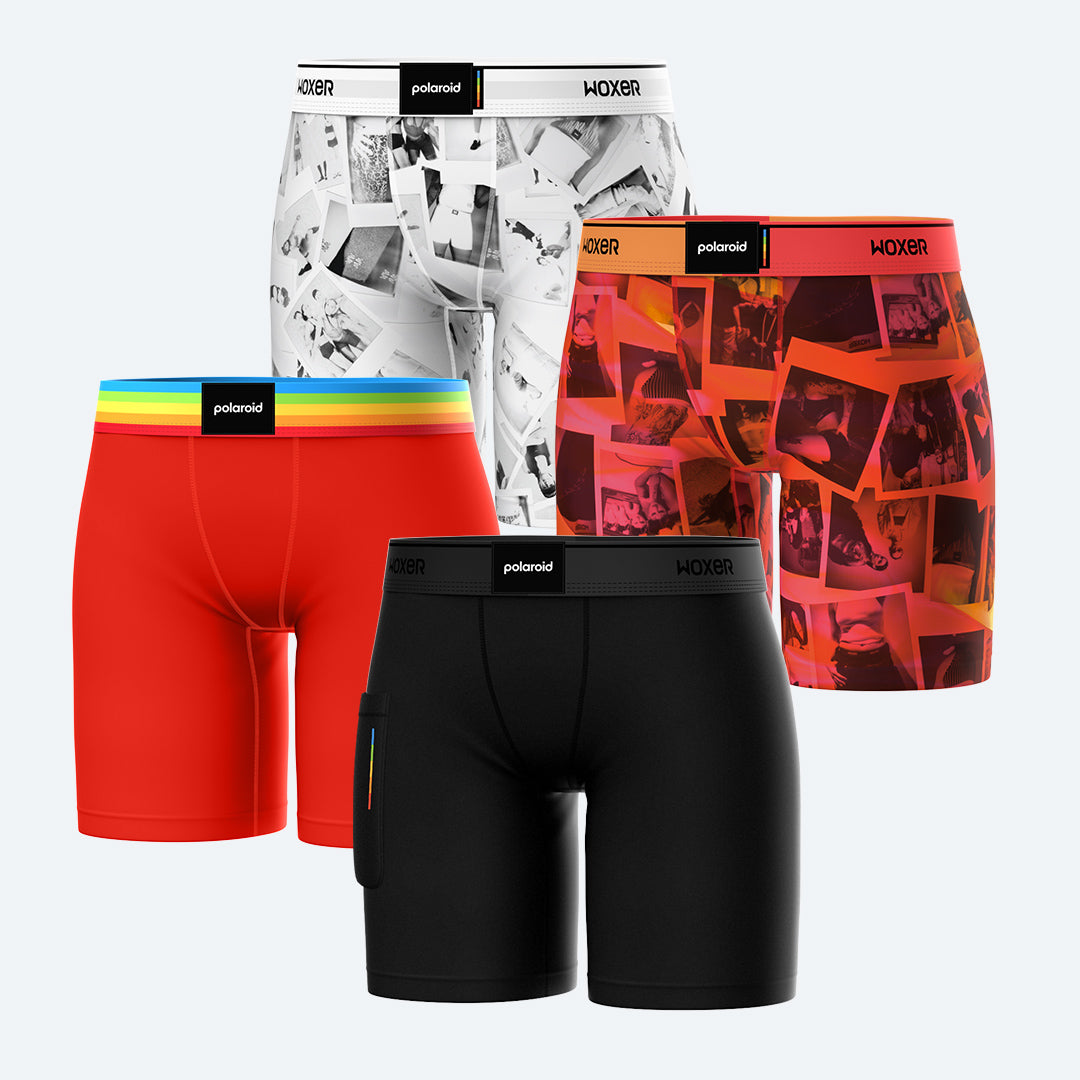 Biker Instant 4-Pack | Women's Boxers & Boy Shorts | Woxer