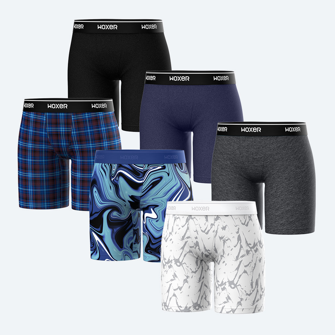 Biker North 6-Pack | Women's Boxer's & Boy Shorts | Woxer