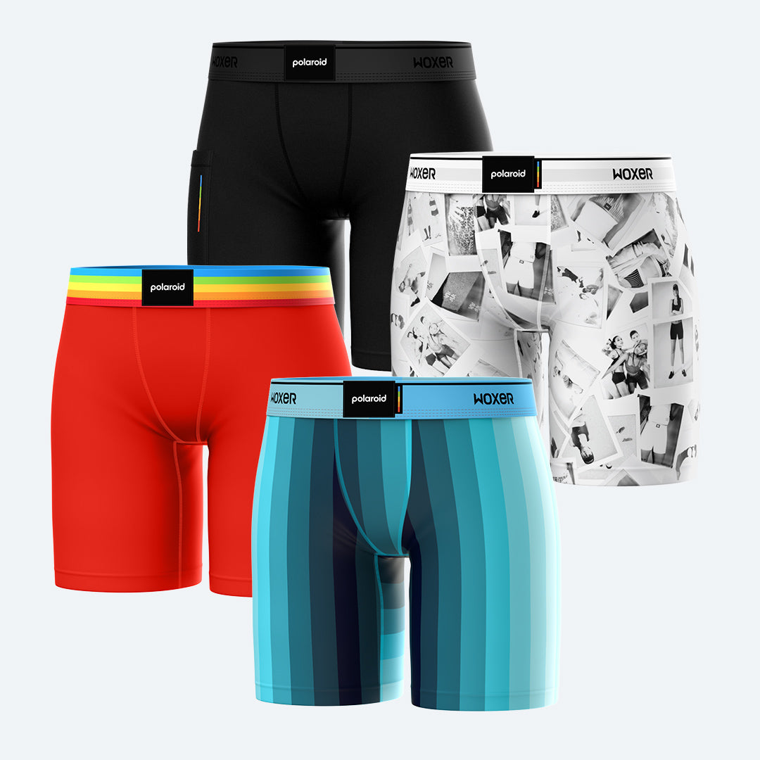 Biker Snap 4-Pack | Women's Boxers & Boy Shorts | Woxer
