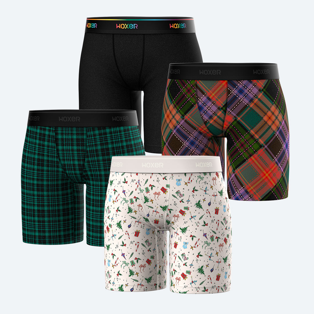 Biker Velvet 4-Pack | Women's Boxer's & Boy Shorts | Woxer