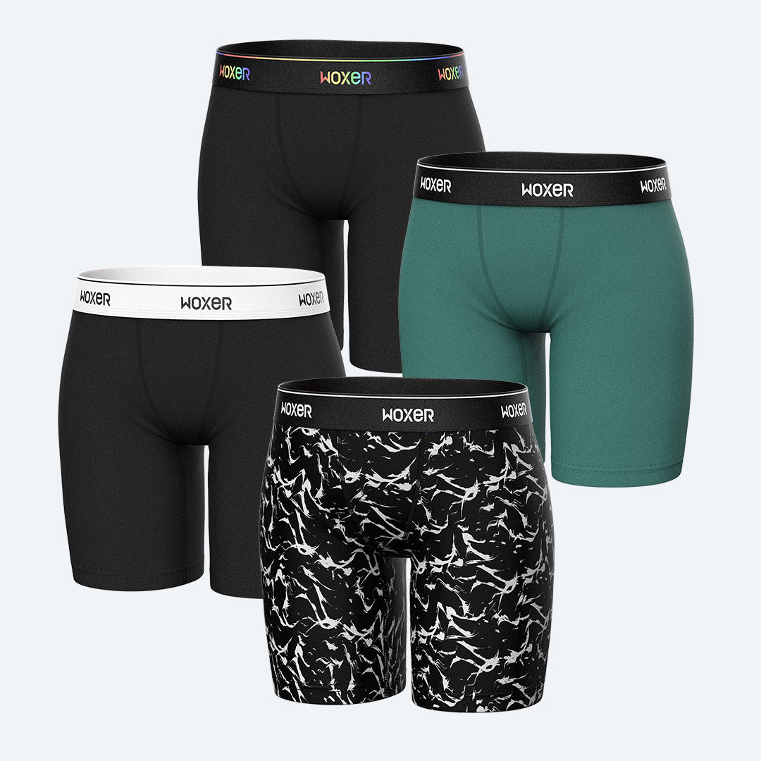 Biker Wonderland 4-Pack | Women's Boxer's & Boy Shorts | Woxer