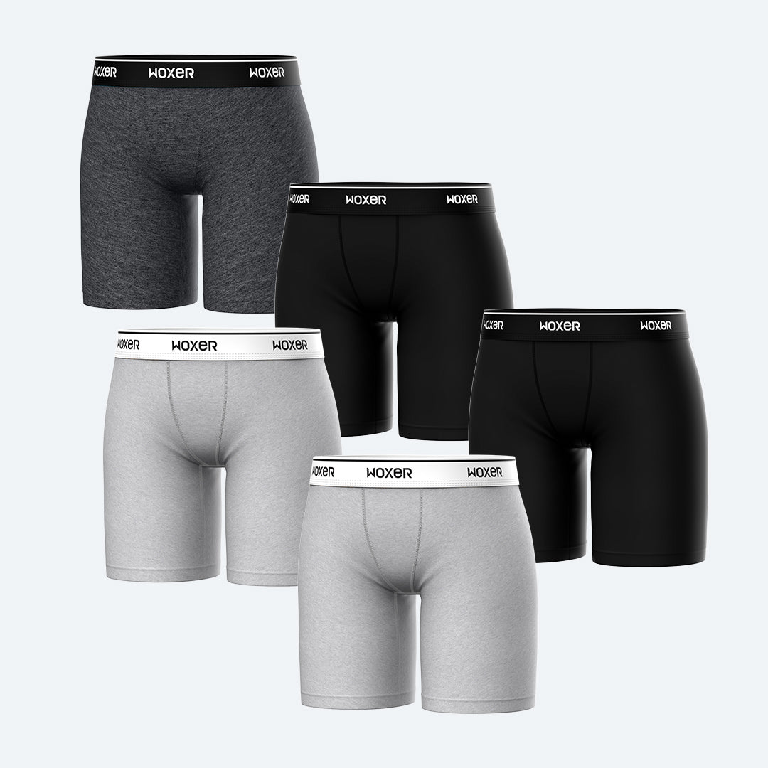 Biker Plush 5-Pack | Women's Boxer's & Boy Shorts | Woxer