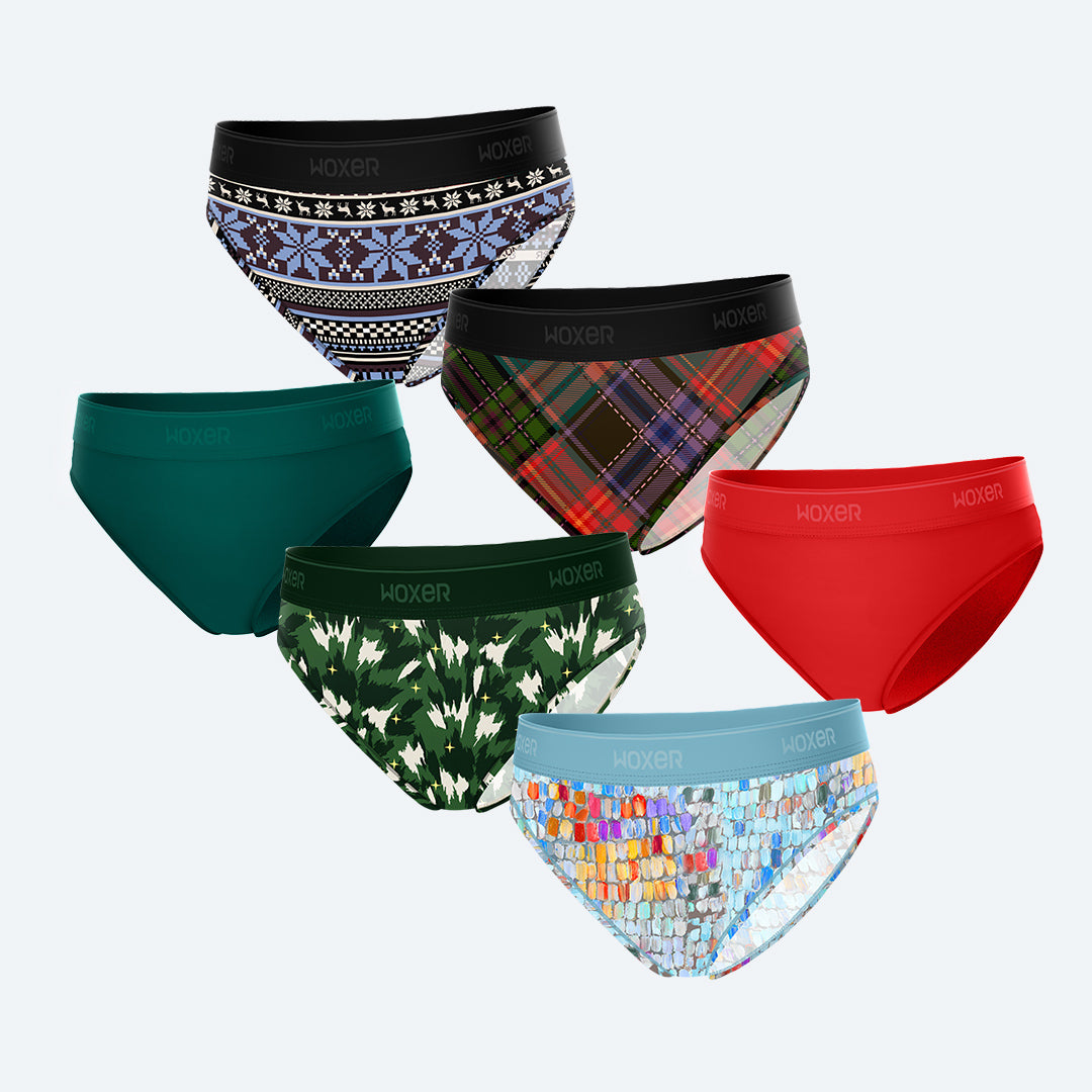 Bikini Fairy Lights 6-Pack | Women's Boxer's & Boy Shorts | Woxer
