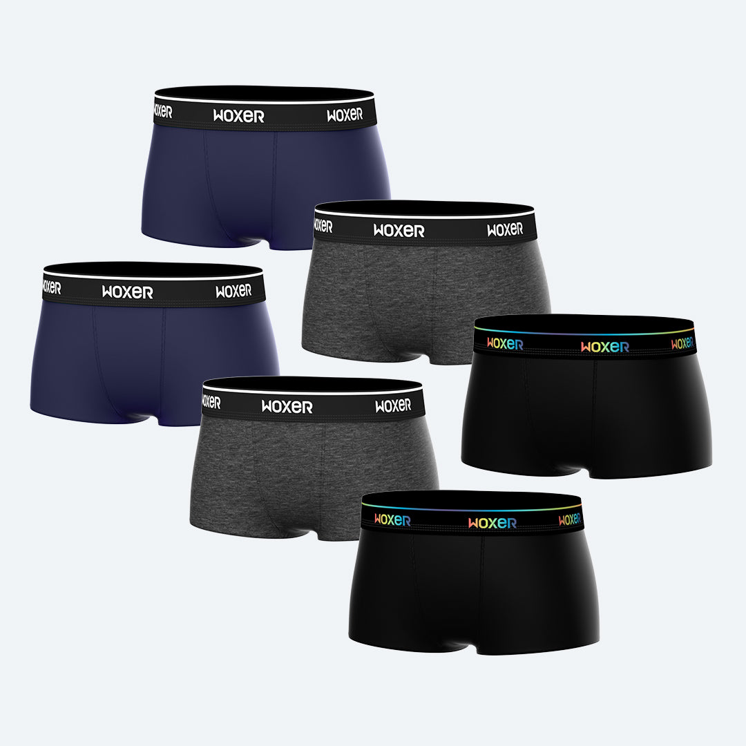 Bold Flare 6-Pack | Women's Boxer's & Boy Shorts | Woxer