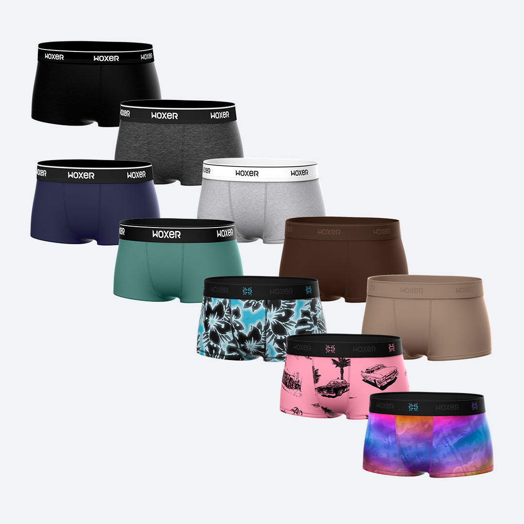 Bold Heat Index 10-Pack | Women's Boxer's & Boy Shorts | Woxer