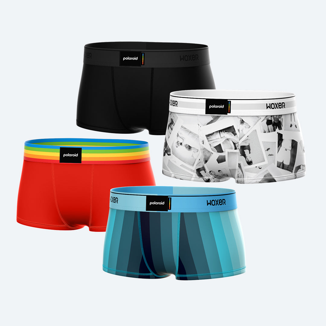 Bold Snap 4-Pack | Women's Boxers & Boy Shorts | Woxer