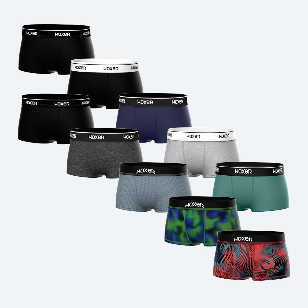Bold All Star 10-Pack | Women's Boxer's & Boy Shorts | Woxer