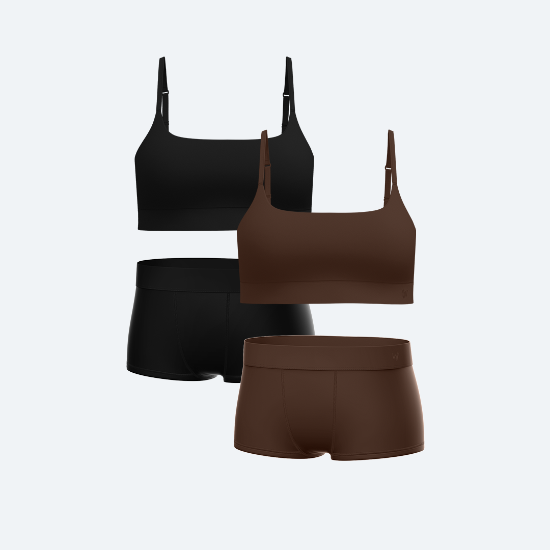 Bold & Bralette Luxe Elevated 4-Pack Boxer Briefs for Women | Woxer