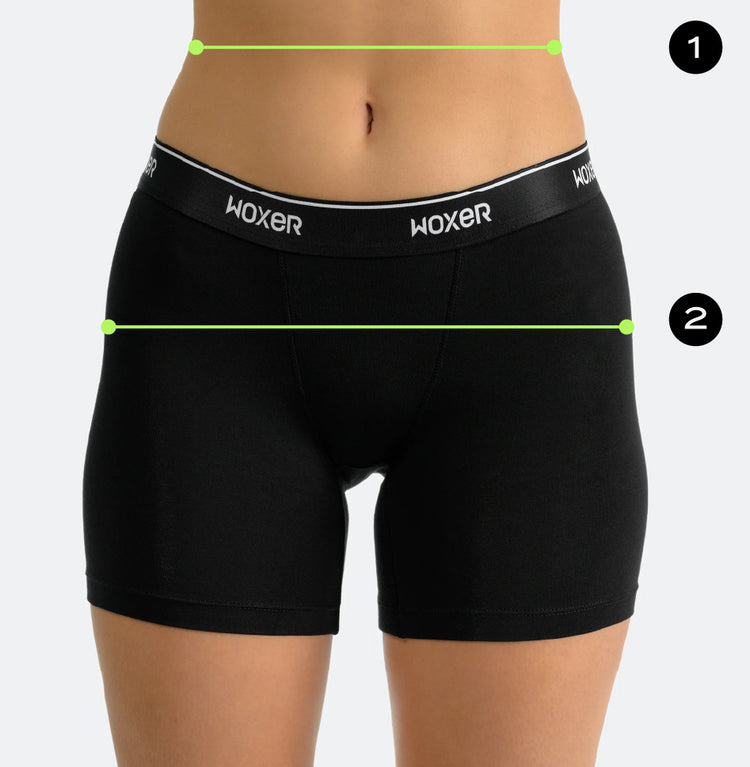 Women's High Waisted Underwear, High Rise Boxers | Woxer
