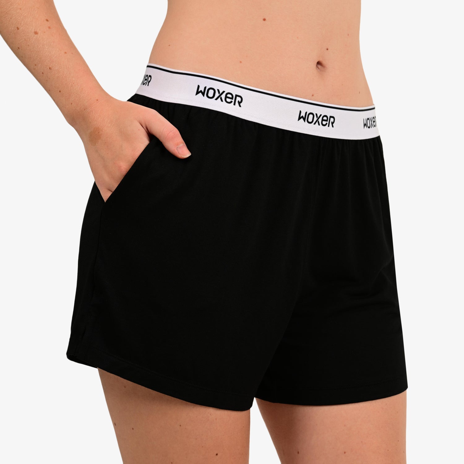 Dreamer Black | Boxer Briefs for Women | Girls Boxer Shorts | Woxer
