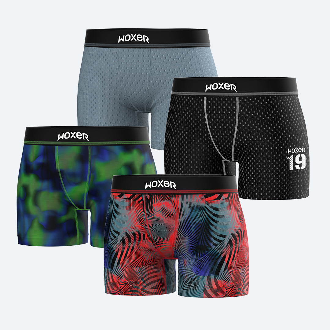 Star All Star 4-Pack | Women's Boxer's & Boy Shorts | Woxer