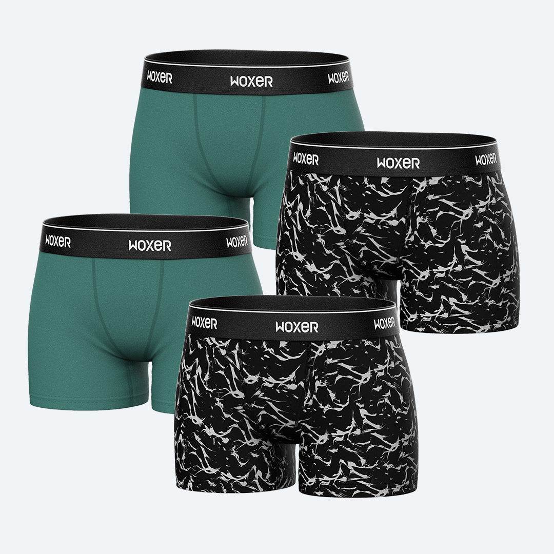 Star Blizzard 4-Pack | Women's Boxer's & Boy Shorts | Woxer