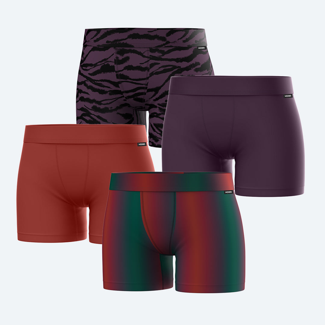 Star Gem 4-Pack | Women's Boxer's & Boy Shorts | Woxer