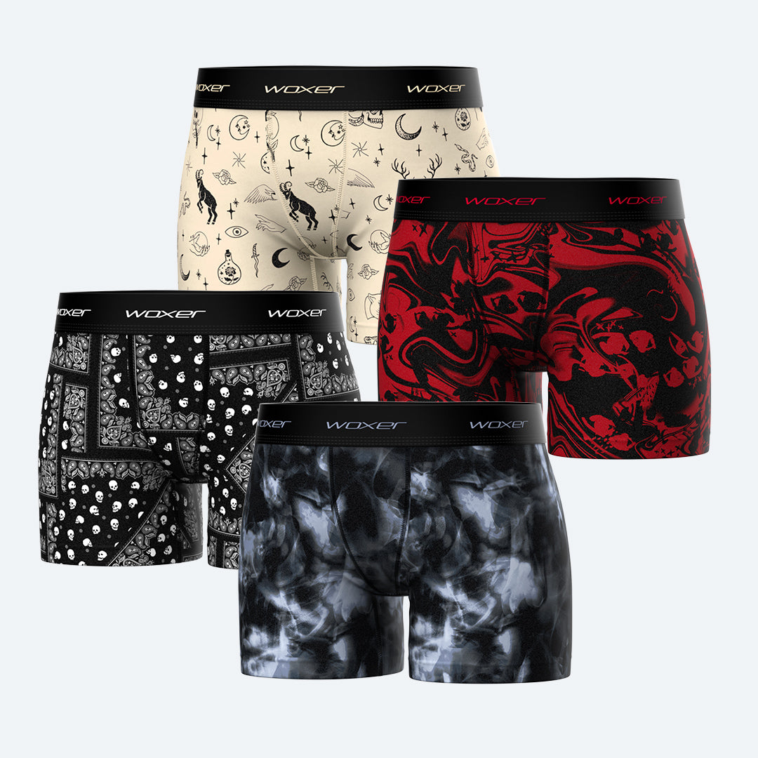 Star Thrills 4-Pack | Women's Boxer's & Boy Shorts | Woxer