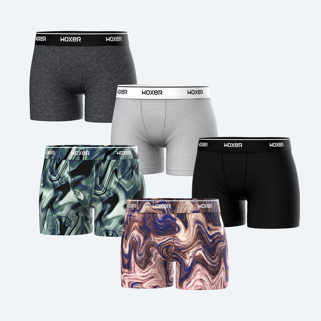 Star Reign 5-Pack | Women's Boxers & Boy Shorts | Woxer