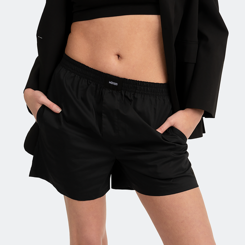 Women's Boxer Shorts Black | Woxer