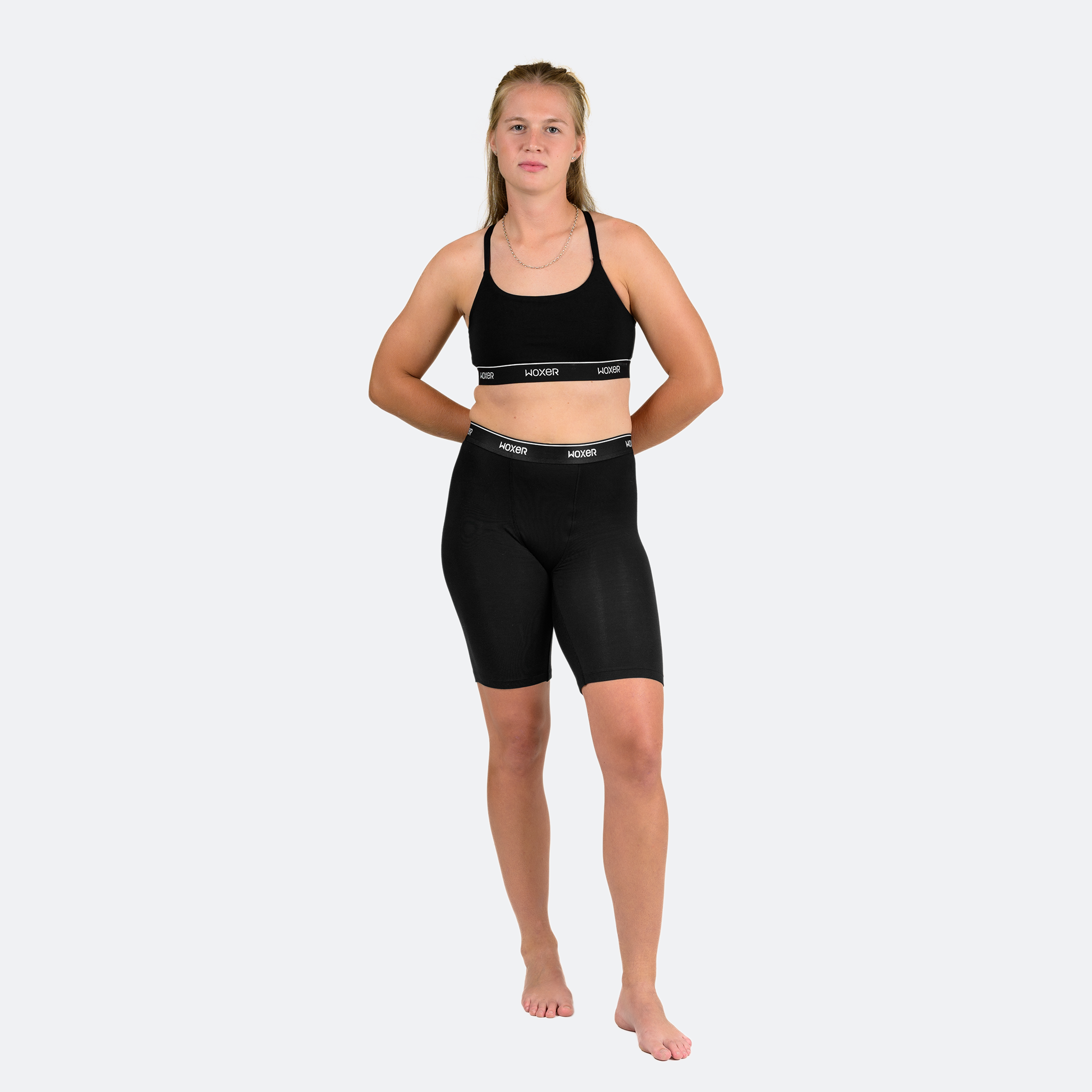 Biker High Waisted Black 2.0 | Women's Boxer's & Boy Shorts | Woxer