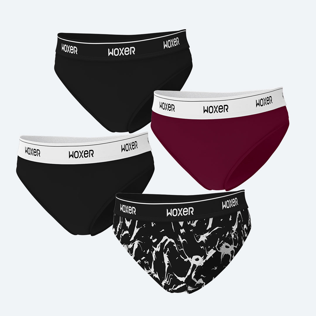 Bikini Core 4-Pack | Women's Boxer's & Boy Shorts | Woxer