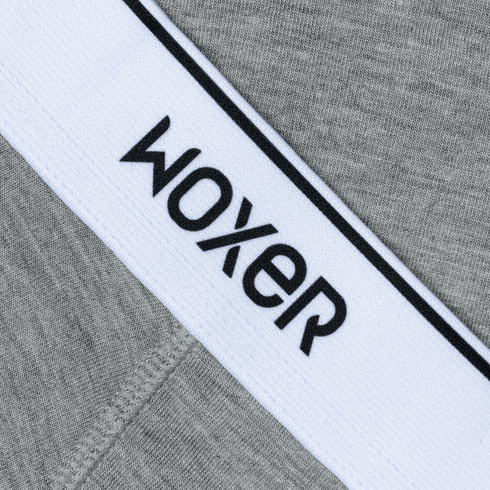Classic Heather Grey | Boxer Briefs for Women | Girls Boxer Shorts | Woxer